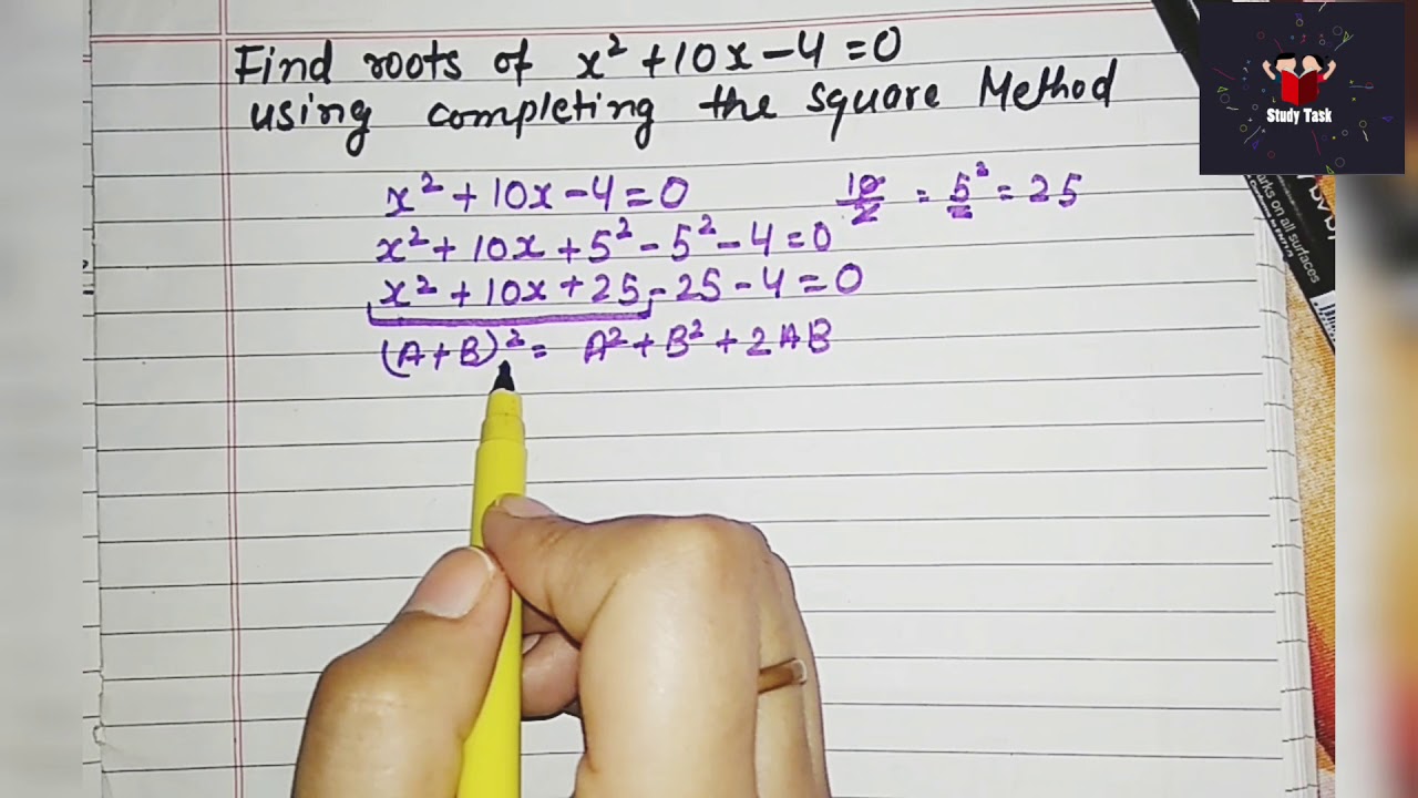Completing the square method - YouTube
