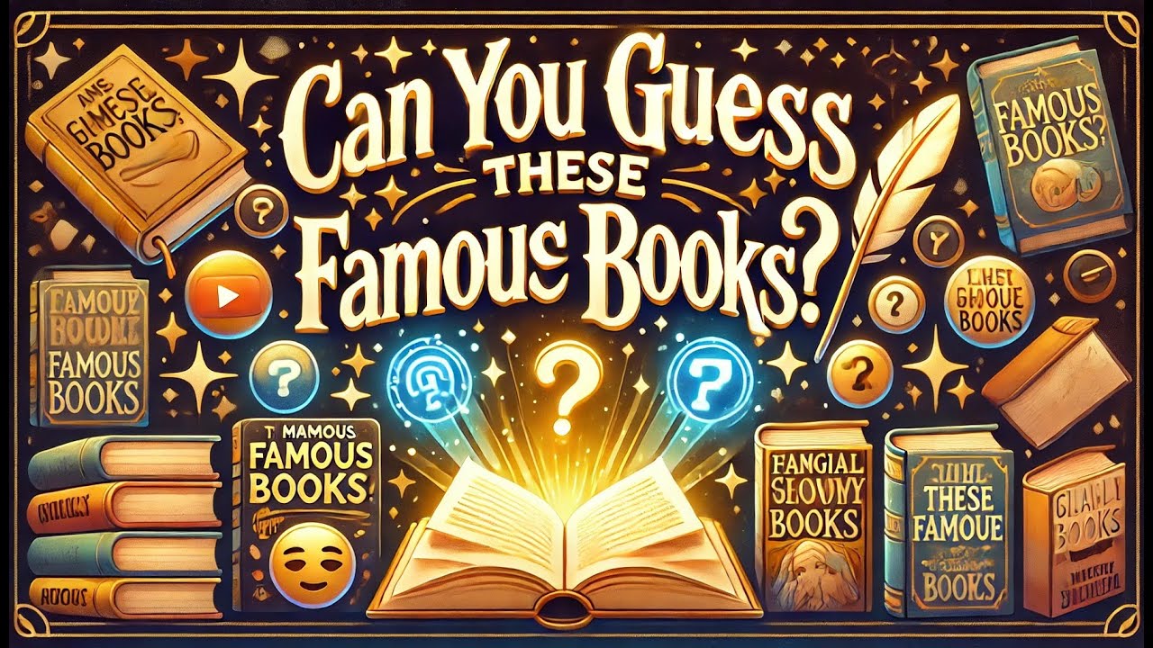 Can You Guess These Famous Books 📚 - YouTube