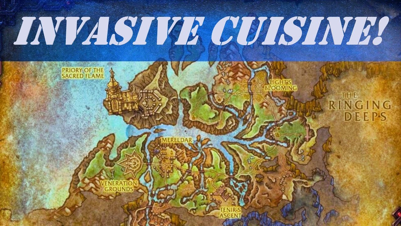 Invasive Cuisine! Wow Quest | Umbral Eggplant | Darkroot Grippers ...