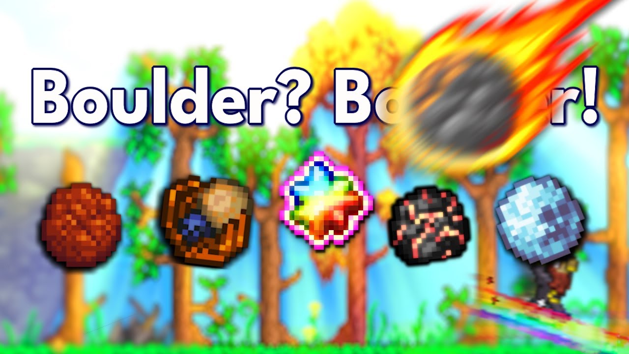 Exploring the Potential of Terraria's New Boulders in 1.4.5 (They are ...