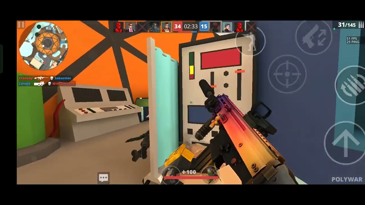 Poly war game play - YouTube