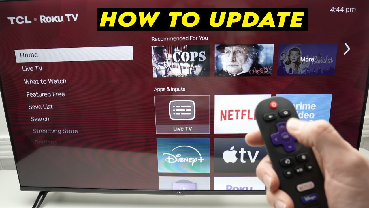 How to Update Your TCL Roku TV - YouTube