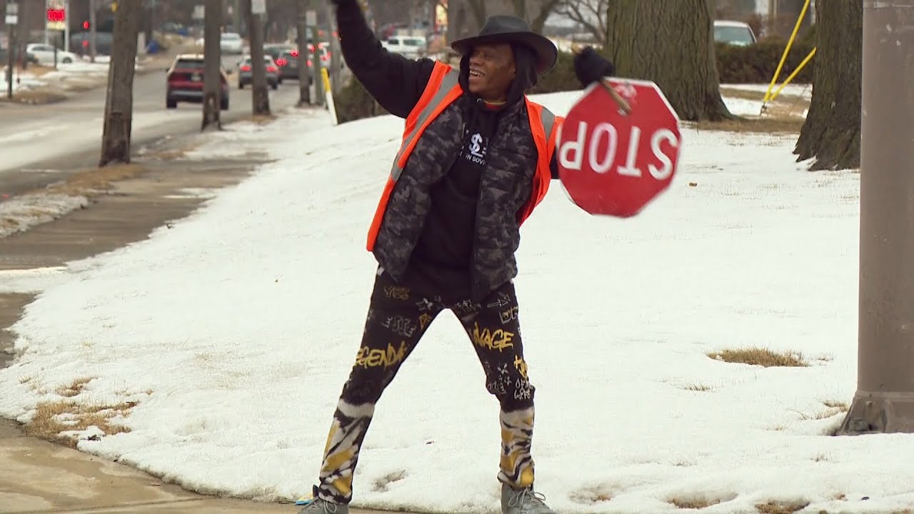 Dancing Crossing Guard - YouTube