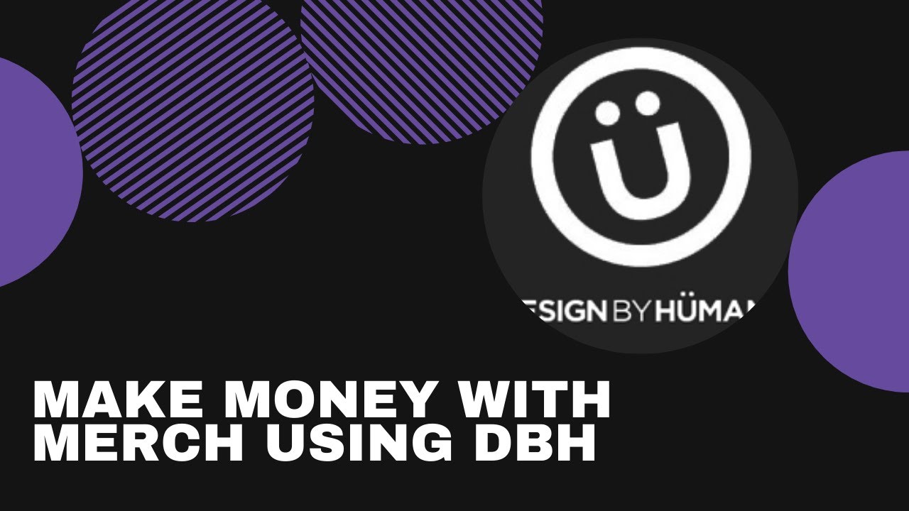 Make Money Selling Merch on Design By Humans - YouTube