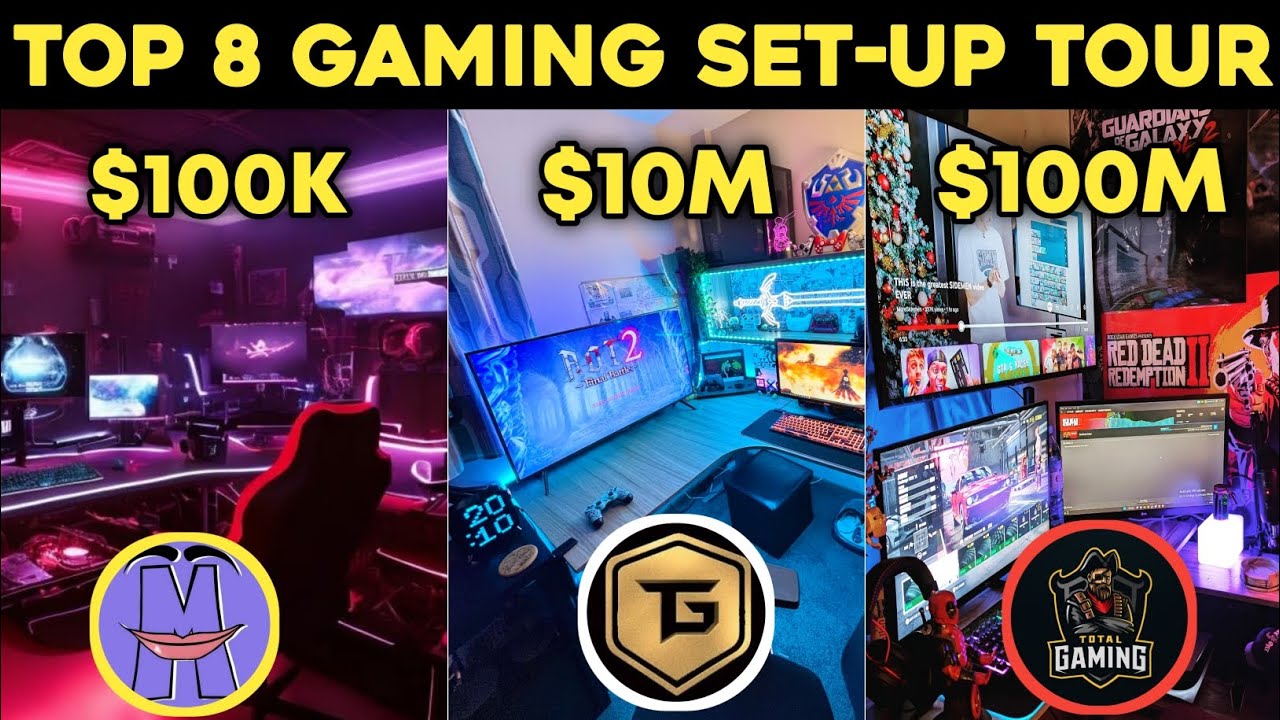 Top 8 Gaming Setup Of Minecraft YouTubers | @TechnoGamerzOfficial - YouTube