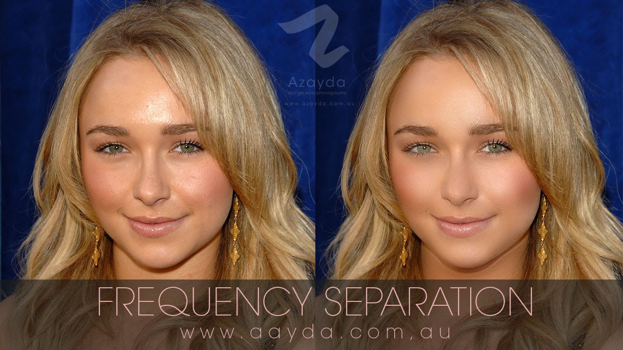 Frequency Separation Photoshop Tutorial - Retouching Technique YOU NEED TO KNOW - YouTube