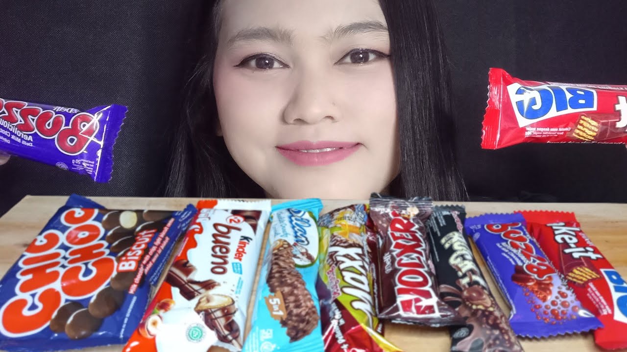 MUKBANG CHOCOLATE DELFI BUZZA,TAKE-IT BIG,DELFI NOCKERS,DILAN,KINDER ...