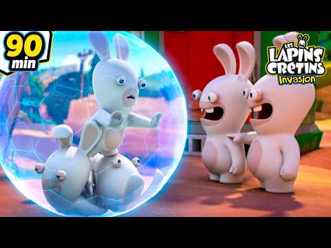 Enfin un Moment de PAIX Sous le Dôme ! 🕊️ | Les Lapins Crétins Invasion 🐰 | Dessin animé