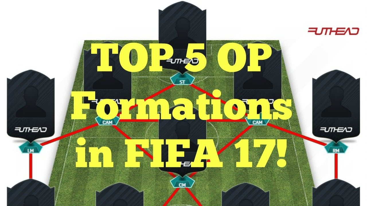 TOP 5 BEST & MOST OVERPOWERED FORMATIONS IN FIFA 17! - YouTube