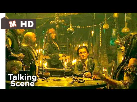 Pirates of Caribbean 2 Hindi Dead Man's Cheast Talking Scene