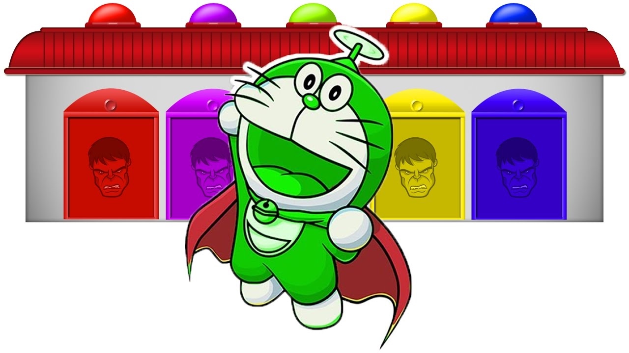 Learn Colors with Doraemon !!! Color for Kids and Toddlers Education ...