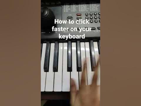 how to click faster on your keyboard - YouTube