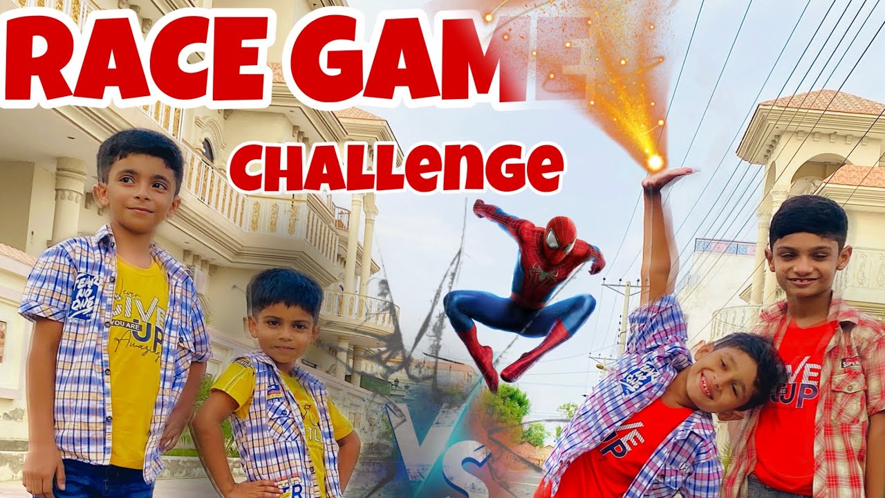 RACE CHALLENGE 🏃 HASSAN&HUSSAIN 🆚 HAMZA&MUSA SUBSCRIBE for more fun ...