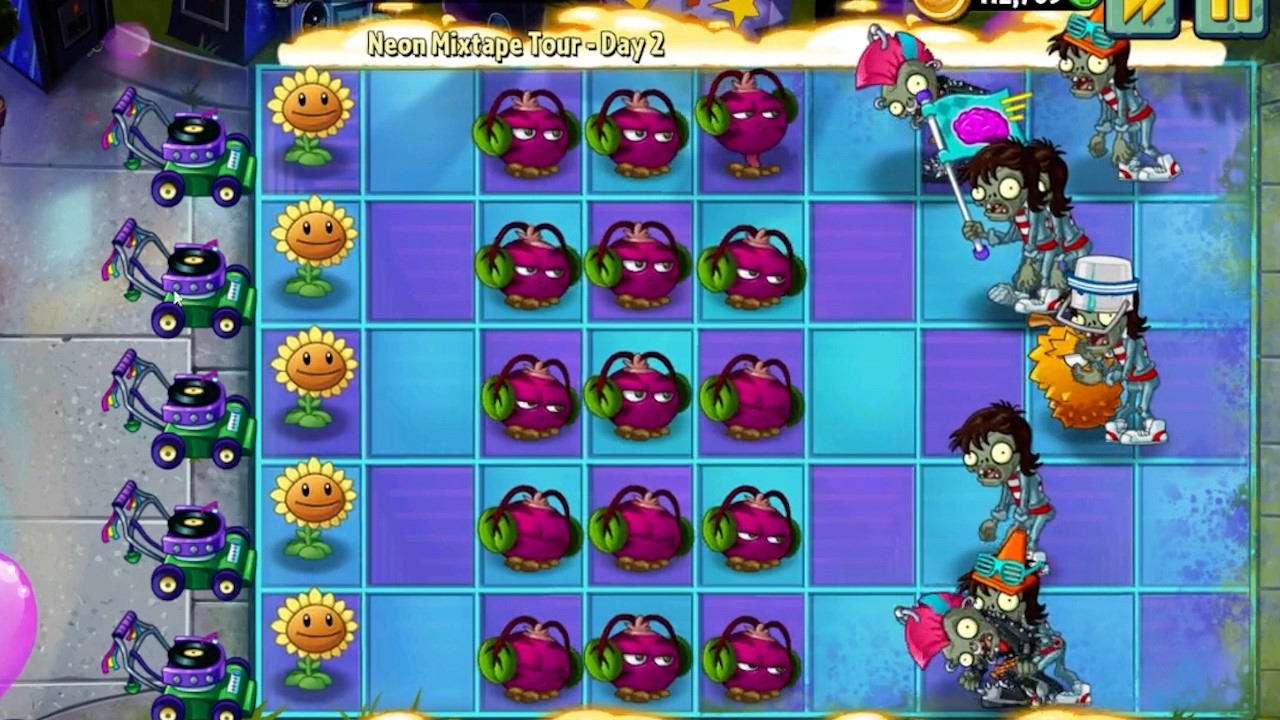 5 Days of Neon Mayhem! 🎸💥 You Won’t Believe What Happened | PvZ 2 - YouTube