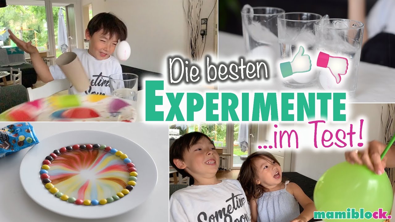Die 7 besten Experimente für Kinder im Test 🧪👧🏻| Essbar und ungiftig ☠️ ...