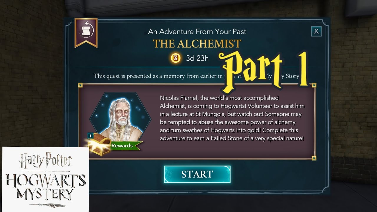 Harry Potter Hogwarts Mystery: The Alchemist Part 1 of 4. Enjoy. - YouTube