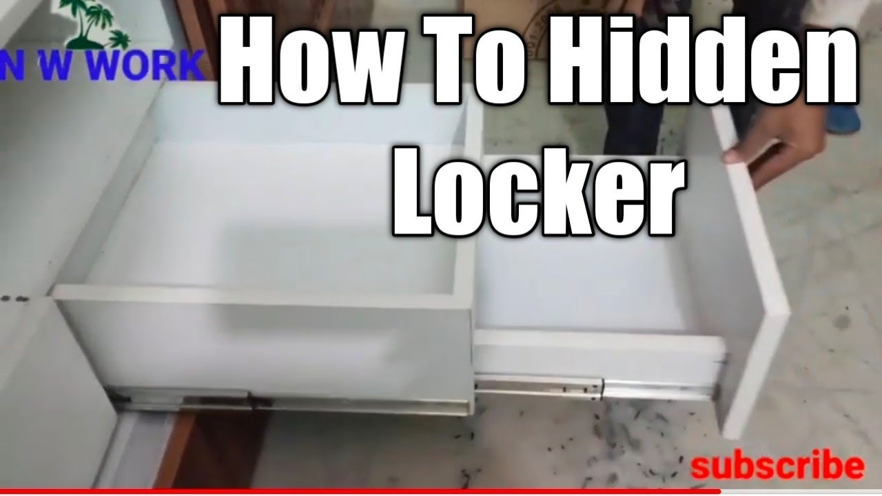 Wood Working // Hidden Locker // Secret Locker // NW WORK - YouTube