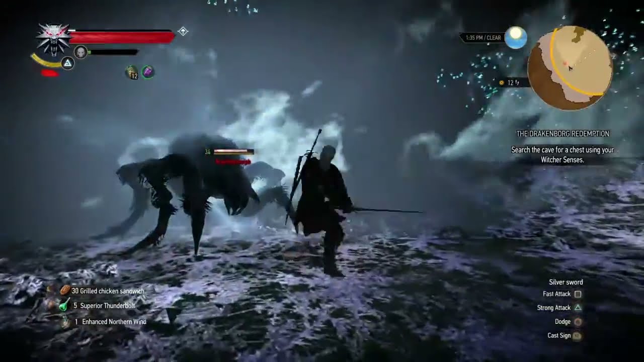 The Witcher 3: How to defeat Arachnomorph Colossi!!! On Death March ...