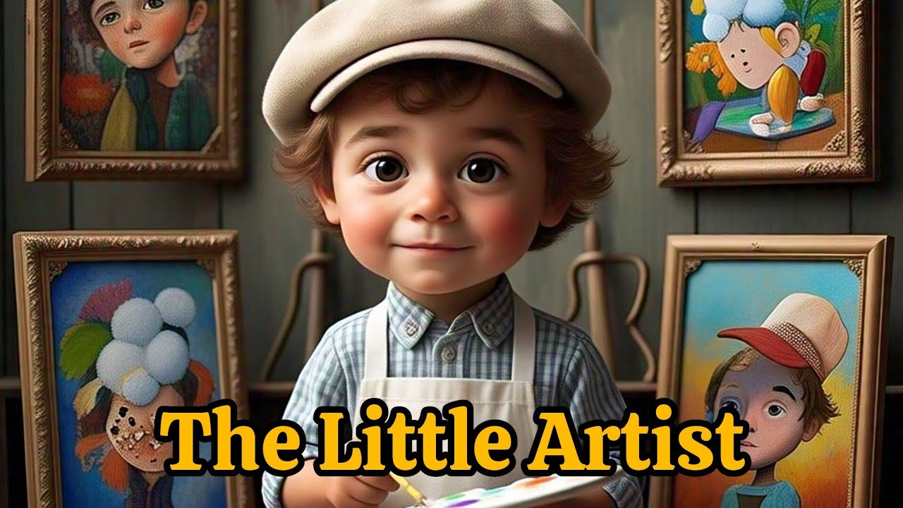 The little artist | The power of practice | moral story - YouTube