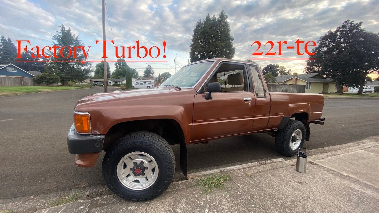 1987 Toyota SR5 22R-TE BARN FIND! (Factory TURBO 138k Miles!) - YouTube