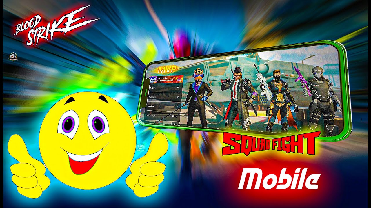 Playing Bloodstrike Squadfight in Mobile Lobby (Movement Settings) # ...
