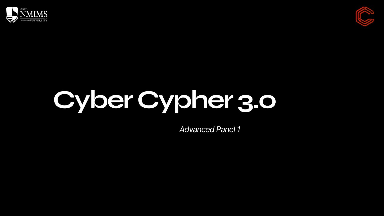 Cyber Cypher | Advanced Panel 1 - YouTube