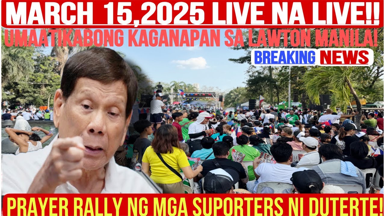 Las Swerte TV is live!LAWTON MANILA PRAYER RALLY NG MGA SUPORTERS NI ...