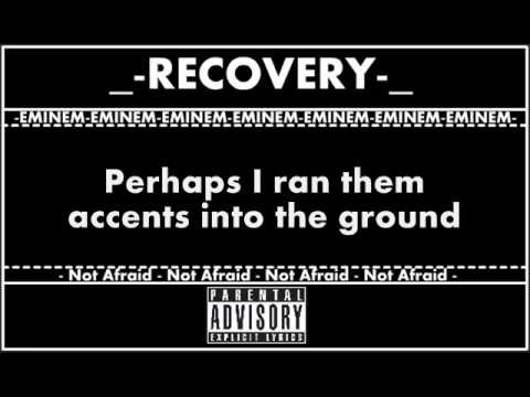 Not Afraid - Eminem - (Lyrics) Recovery - YouTube