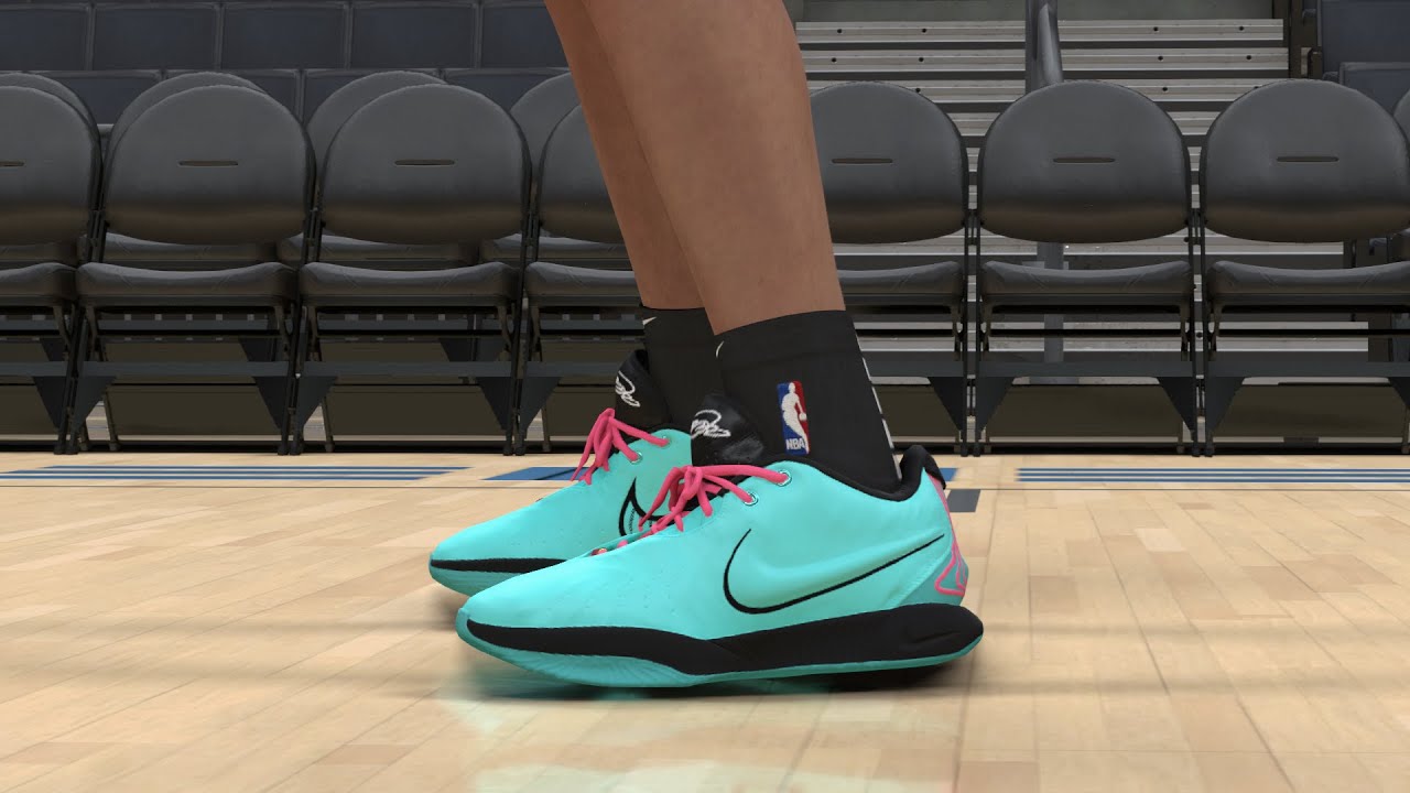 NBA 2K24 Next Gen Shoe Creator - Nike LeBron 21 Custom "South Beach ...