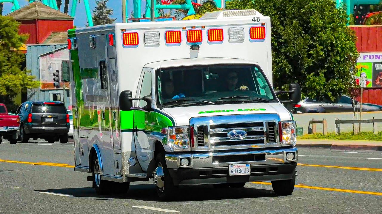 *EQ2B & PA4000* Emergency Amb. 48 Responding - YouTube