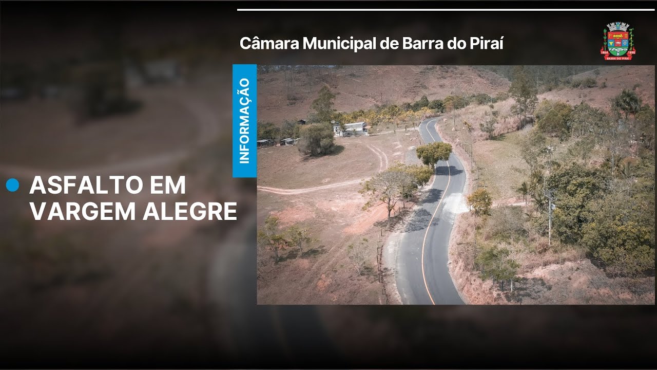 Inauguração da estrada Mário Esteves, que liga Vargem Alegre x Barra do ...