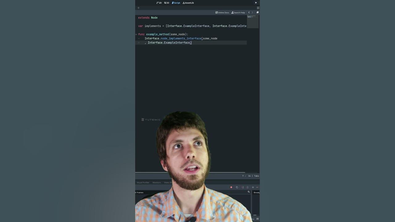 Easily Add Support For Interfaces In Gdscript Coding Godotengine Gamedev Gdscript Youtube