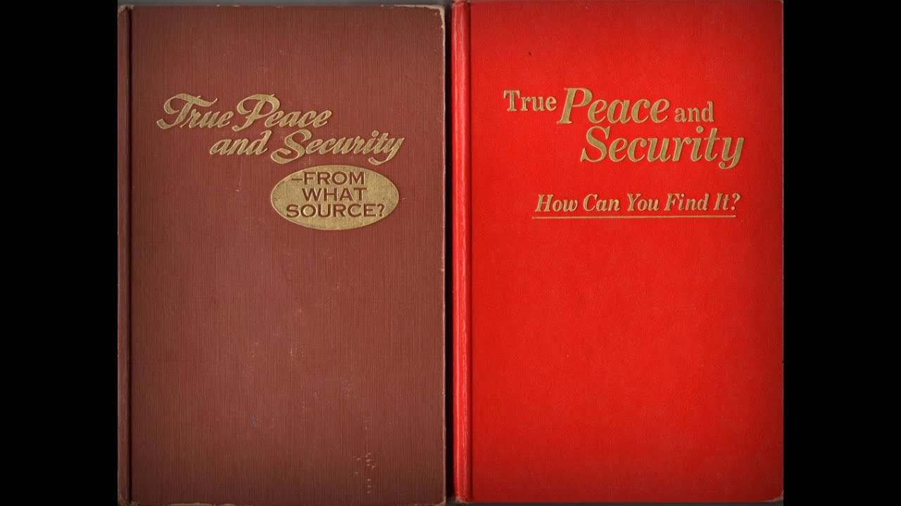 PEACE & SECURITY (6) Where's "the Way" for Jehovah's Witnesses -- if ...