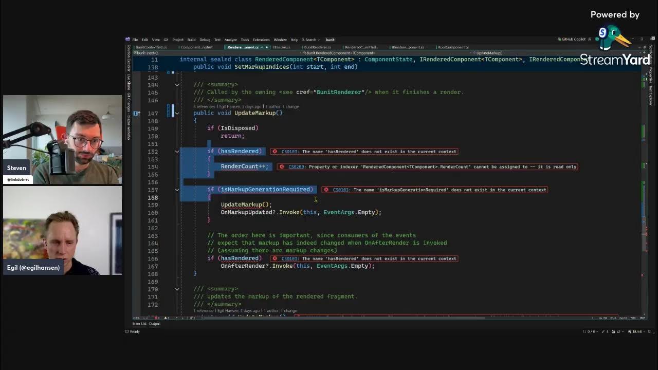 bUnit dev session #8 - YouTube