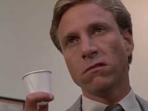 Water cooler roulette-clip from Moonlighting S05E01 A Womb With A View