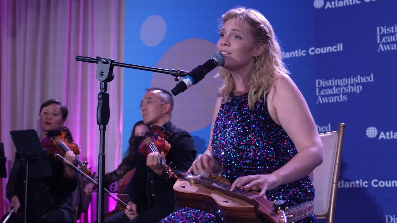 Helena Hallberg performs "Turn Turn Turn" at the 2025 Distinguished ...