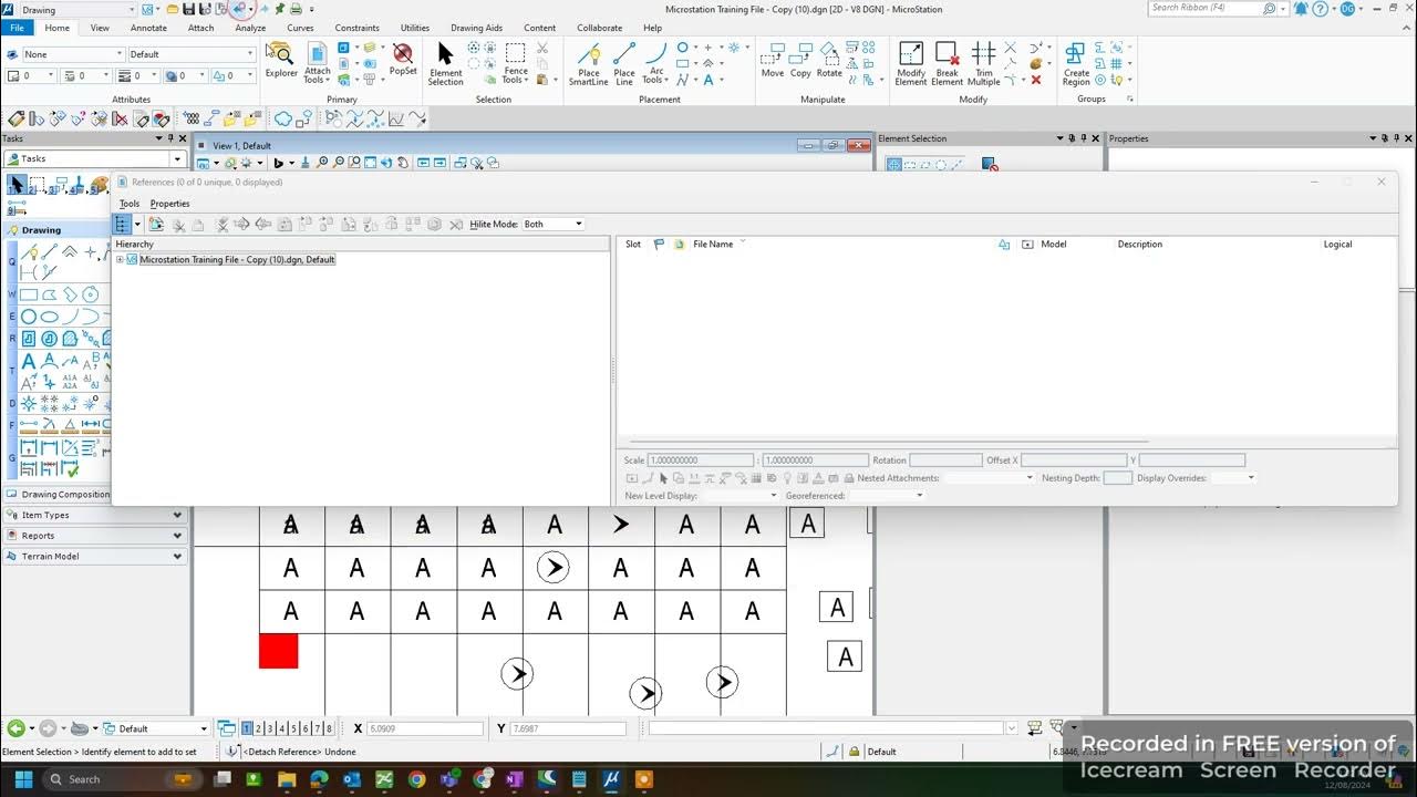 MicroStation CONNECT Edition: How To De Attach References Using A Key In - YouTube