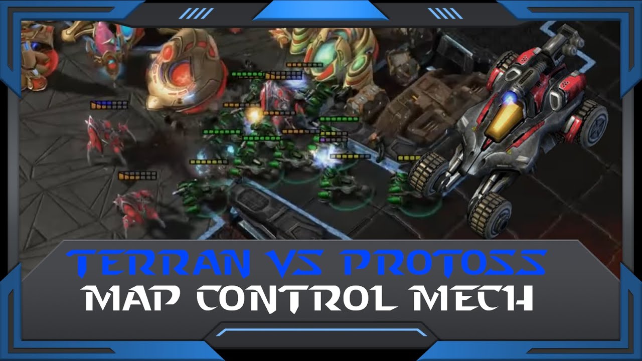 StarCraft 2 (RuFF Highlight): Map Control Mech - YouTube