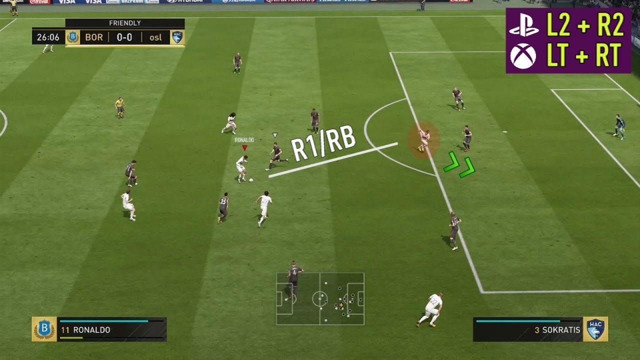 THE SIMPLE FIFA 18 ATTACKING COMBO USED BY THE WORLD'S BEST PLAYERS - YouTube