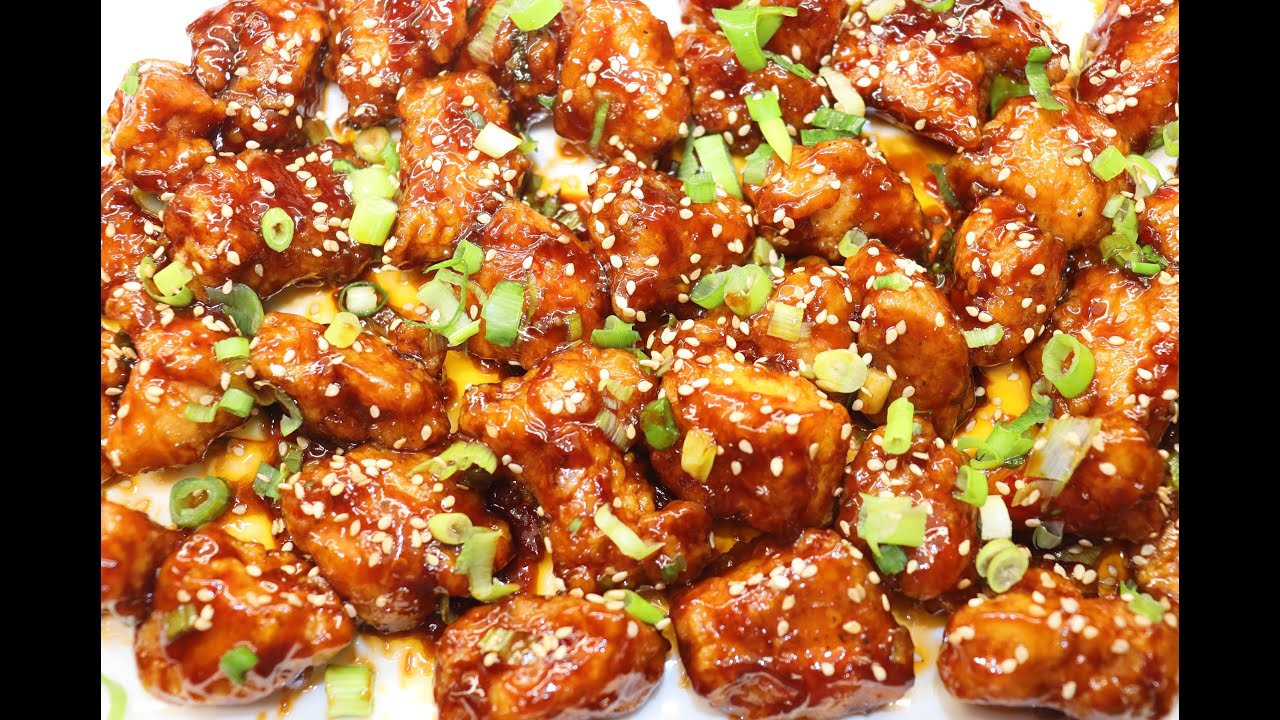 Crispy & Sticky Sesame Chicken - YouTube