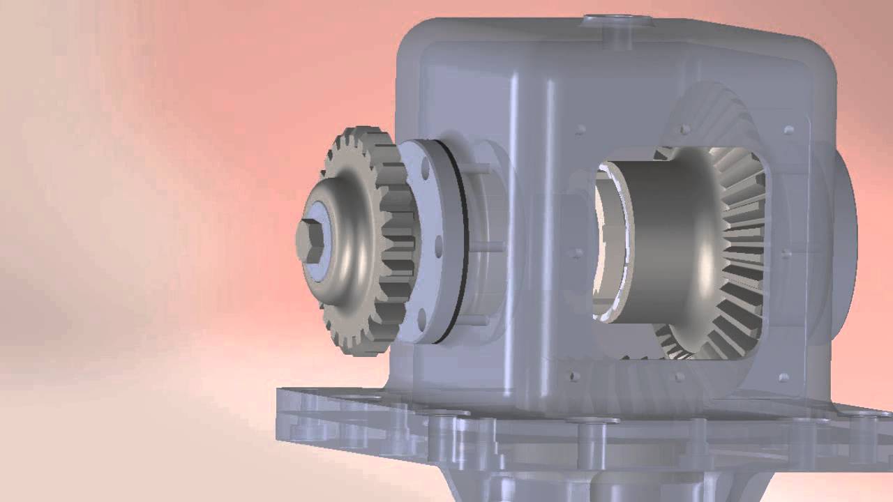 Kegelradgetriebe - bevel gear - YouTube