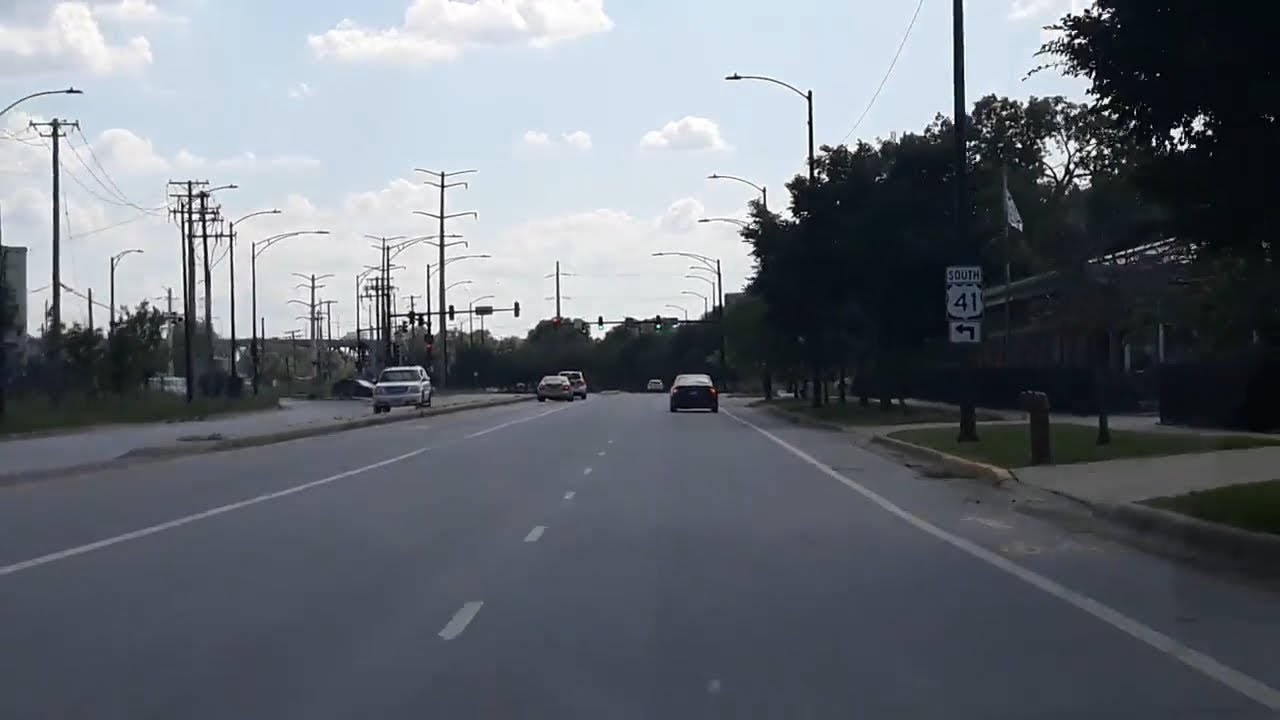US Route 41 - South - Illinois/Indiana (South Chicago To Cedar Lake, IN ...