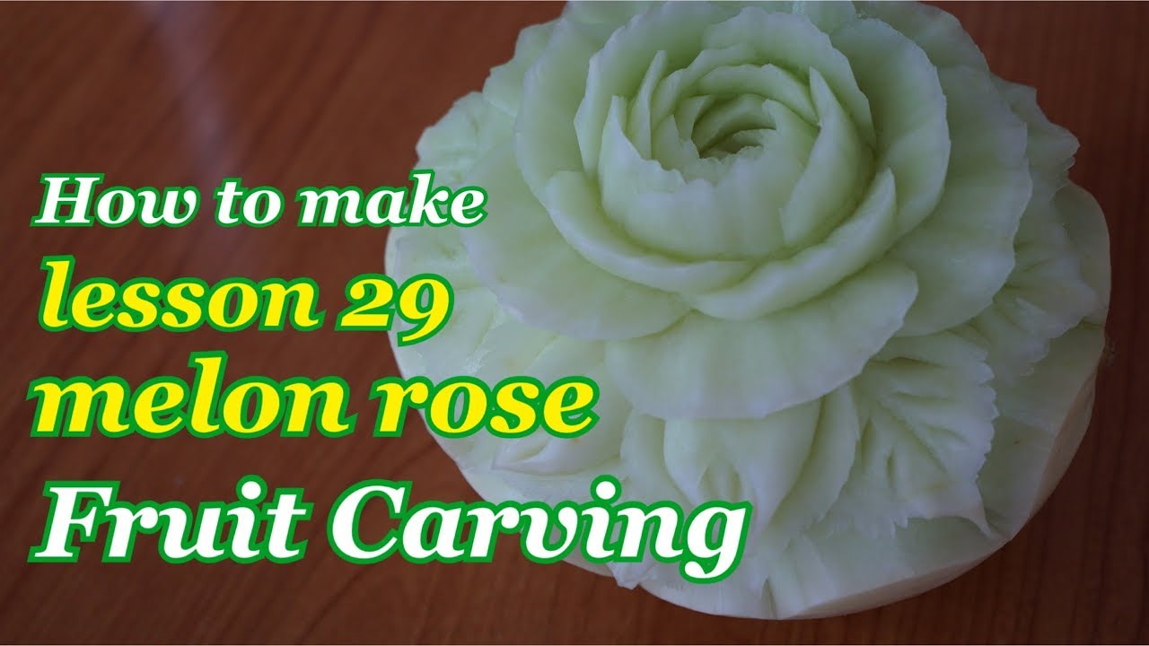 【Fruit Carving food art EASY DIY】lesson29 - YouTube