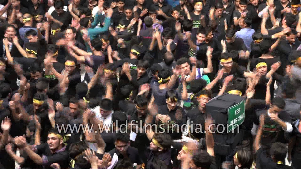 Hauntingly beautiful chest-thumping rhythm and chanting by Muharram ...