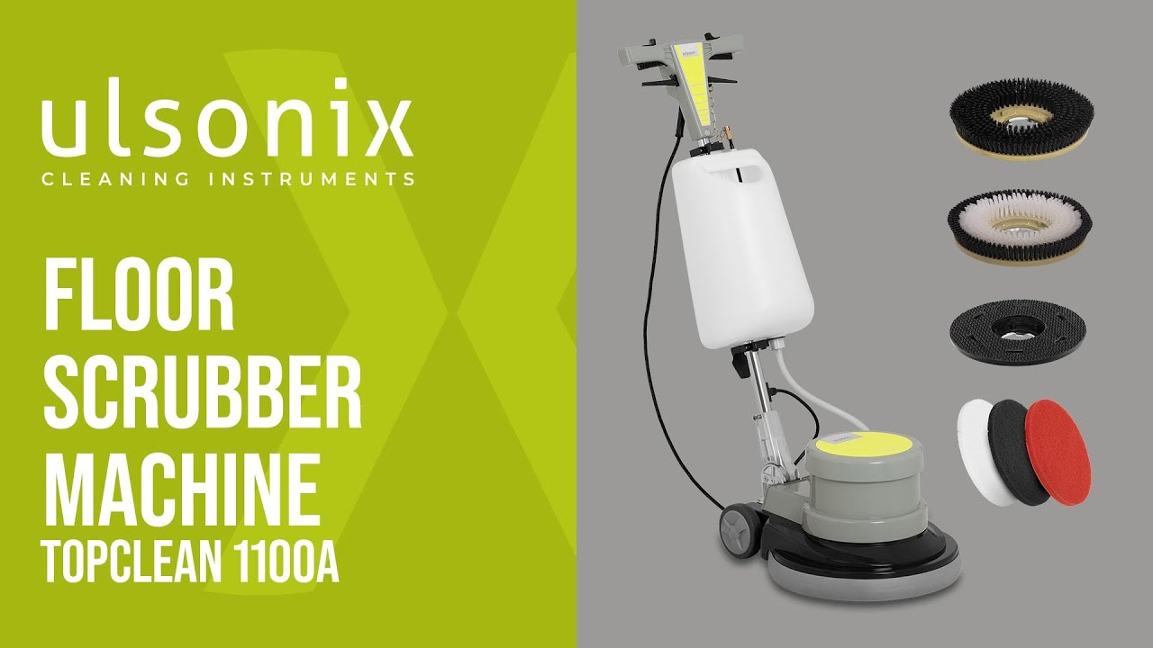 Floor Scrubber Machine TOPCLEAN 1100A | Ulsonix | Product presentation ...
