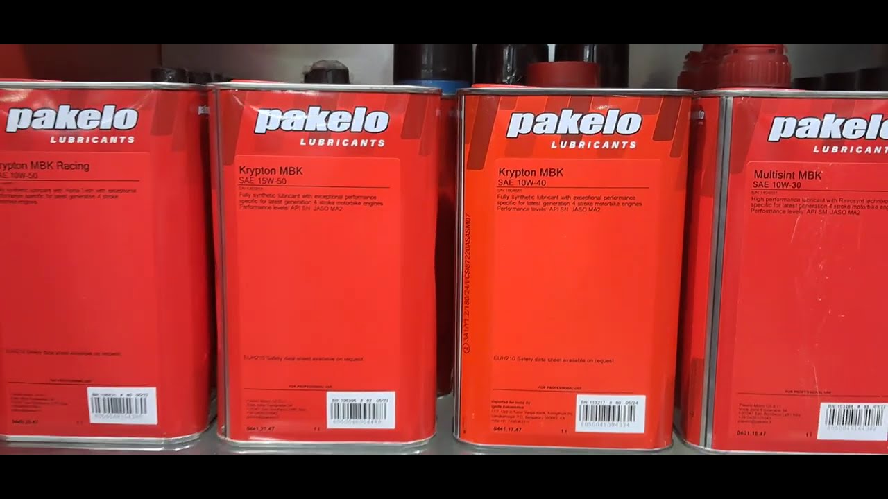 Pakelo Motorcycle Lubricants / Engine Oil at Orion Store | italian ...