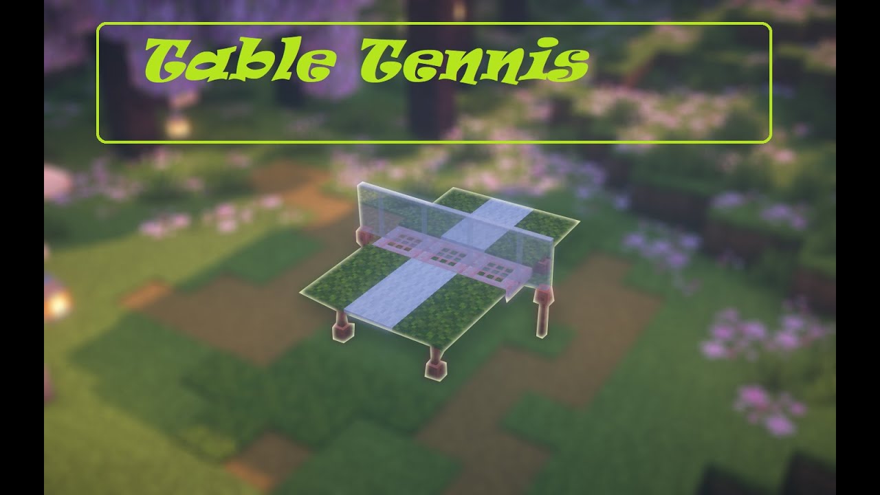 Minecraft | Table Tennis 1.20+ - YouTube