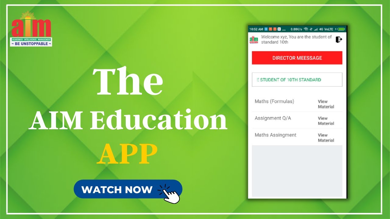 About AIM Education App - YouTube