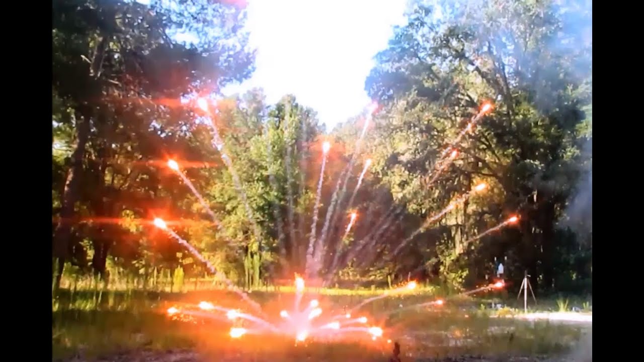 Homemade Firework Mortar Test - YouTube