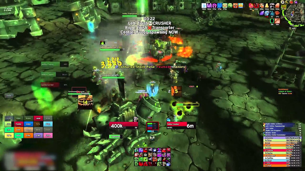 Stack of Trees vs Hellfire Assault Mythic - Unholy DK PoV - YouTube